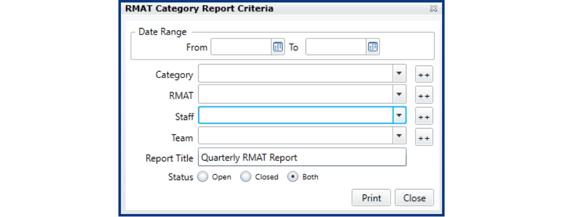 Risk Management Assessment Tool (RMAT) – Cycom Help Center
