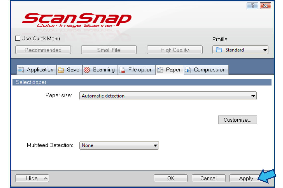 Setup Scanner in ScanSnap Manager – Cycom Help Center