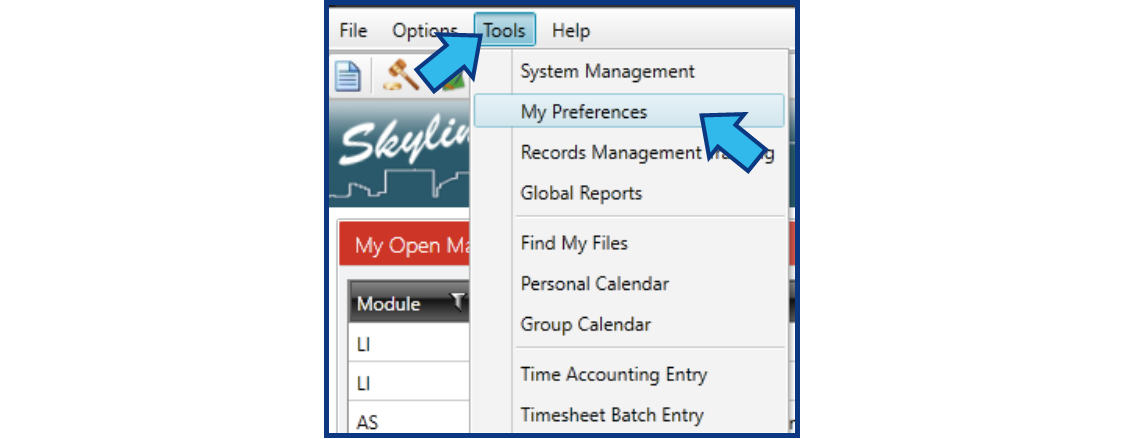 Set Default View – Cycom Help Center