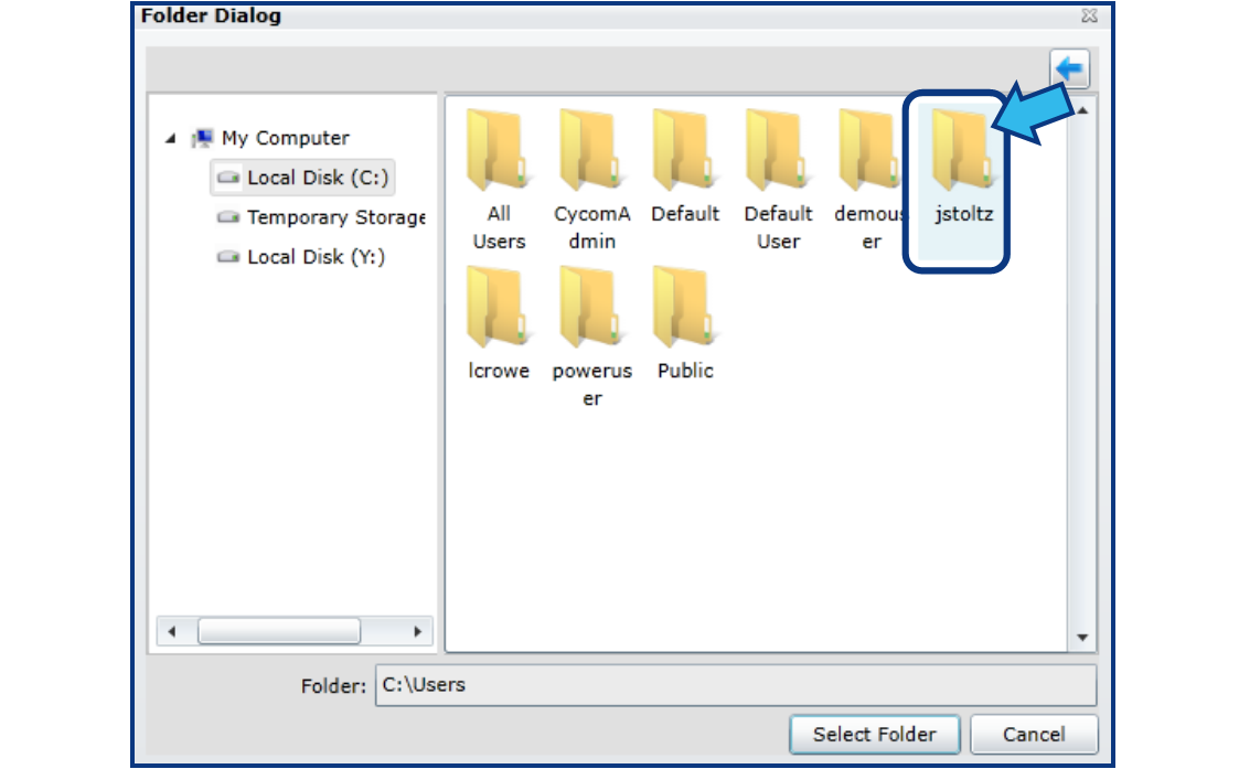 Import a Folder from Desktop – Cycom Help Center