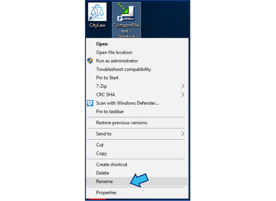 Add CyImportFile Icon to Desktop – Cycom Help Center
