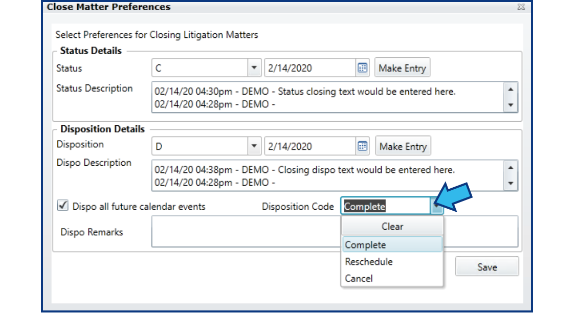 Training Notes - Litigation Module – Cycom Help Center