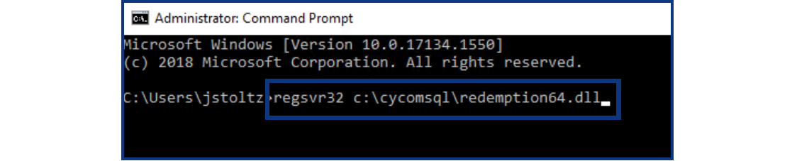 Register Redemption64 DLL – Cycom Help Center