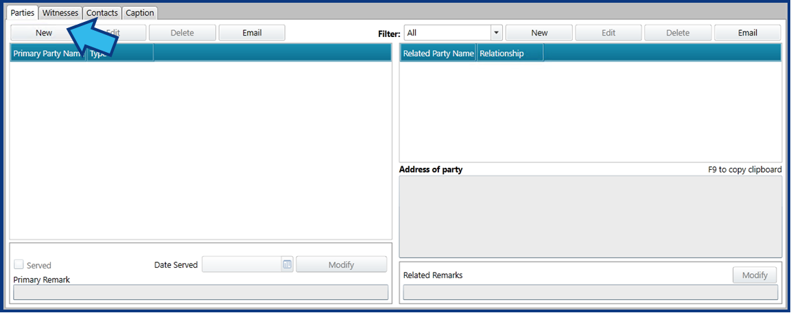 Parties View – Cycom Help Center
